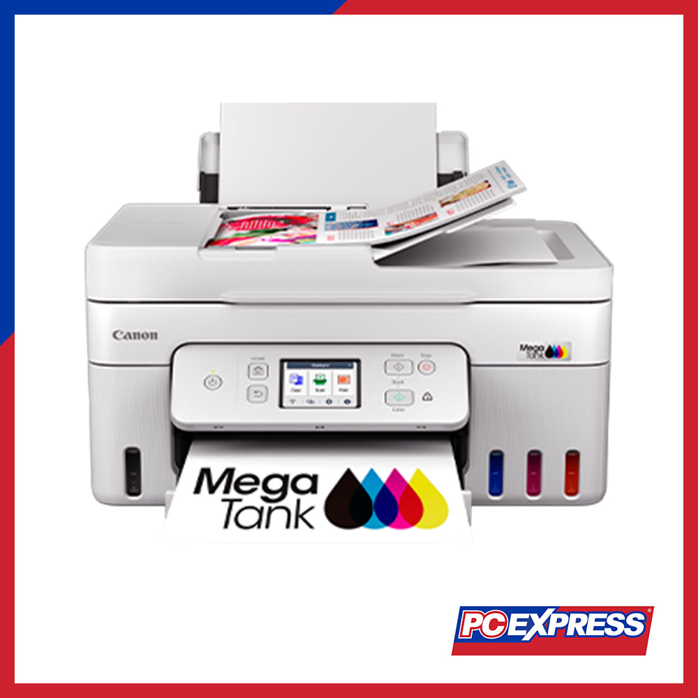 CANON Megatank G4780 PIXMA 3-IN-1 Wifi ADF Printer - White – PC Express