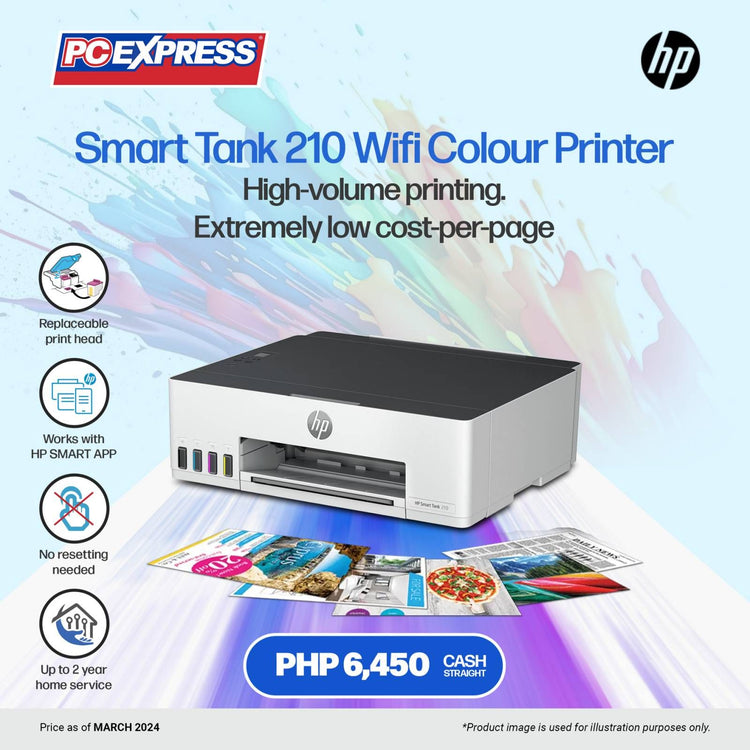 HP SMART TANK 210 Single Function Printer – PC Express