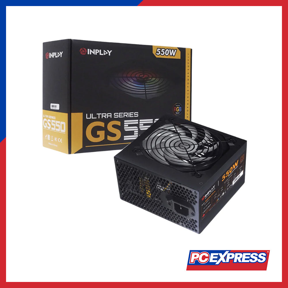 INPLAY GS550 Ultra 80+ Bronze Non-Modular Power Supply – PC Express
