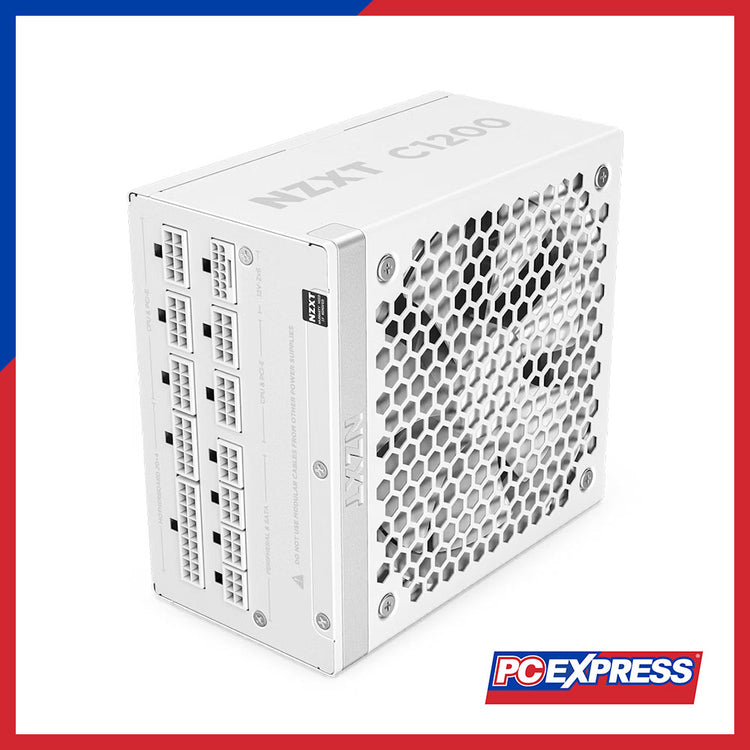NZXT C1200 1200W 80+ Gold ATX 3.1 Fully Modular Power Supply (White ...