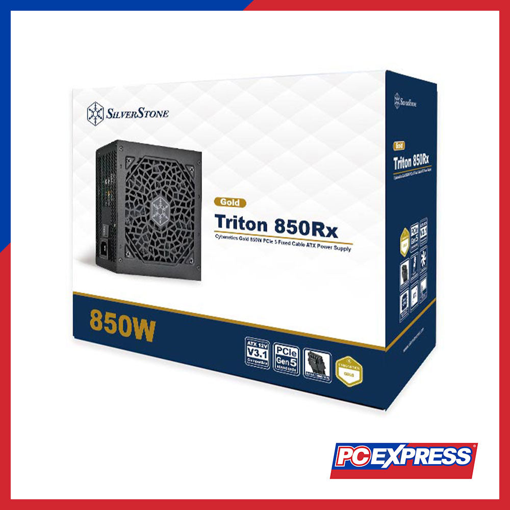 SILVERSTONE Triton 850Rx 850W Cybenetics 80+ Gold Non-Modular Power Su ...