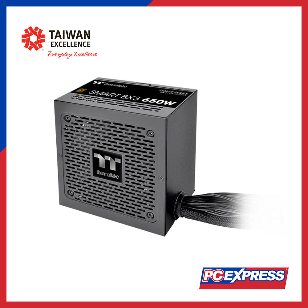 THERMALTAKE Smart BX3 650W 80+ Bronze ATX 3.1 Non-Modular Power Supply ...