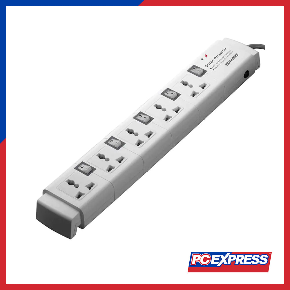 HUNTKEY SZC502 5-SOCKET Surge Protector Power Strip – PC Express