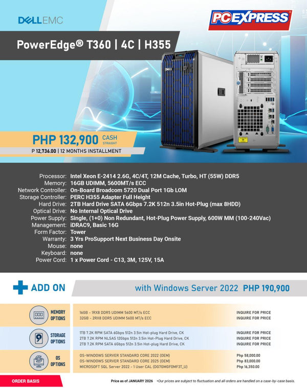 Servers System – Tagged "4C" – PC Express