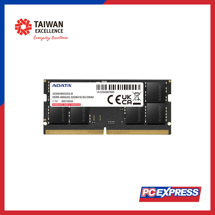 ADATA 16GB DDR5 PC4800MHz SO-DIMM Memory Module – PC Express