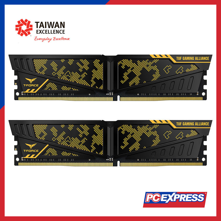 TEAMGROUP 16GB (2x 8GB) DDR4 3600MHZ VULCAN TUF Gaming Alliance Deskto – PC Express