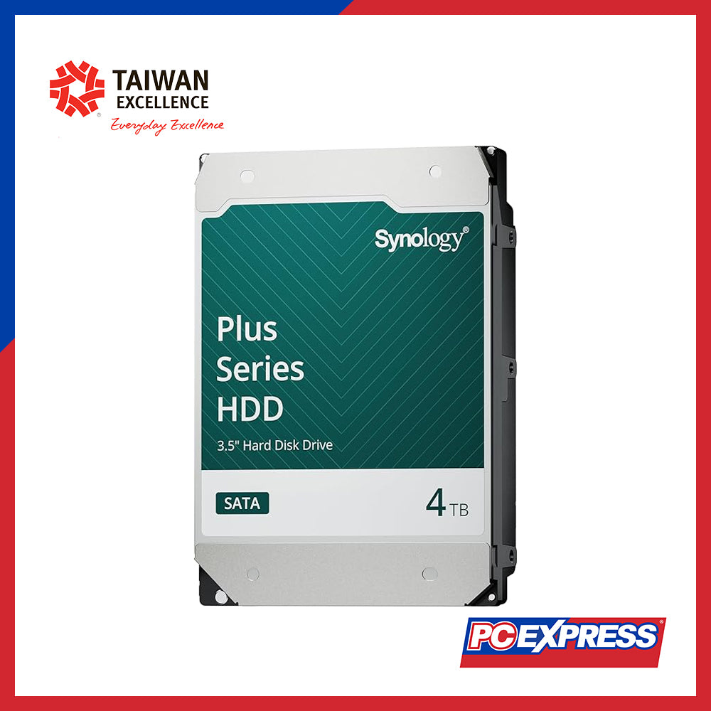 SYNOLOGY 4TB HAT3300-4T Plus Series 3.5" SATA HDD – PC Express
