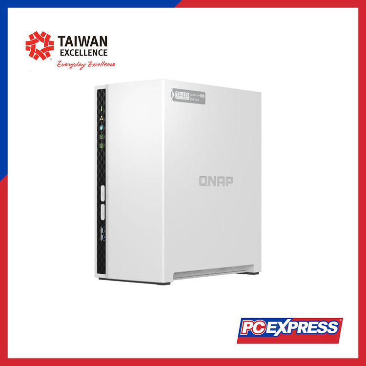 QNAP TS-233 2-BAY 2.0GHZ Arm 4-Core Cortex NAS Server – PC Express