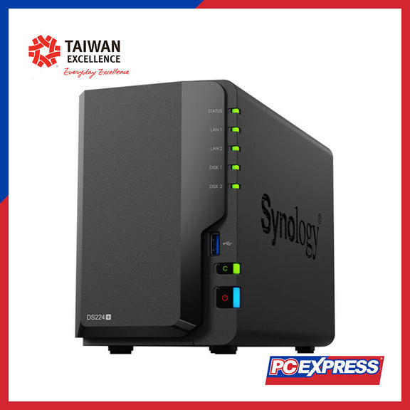 SYNOLOGY DiskStation DS224+ 2-BAY Network Attached Storage – PC Express