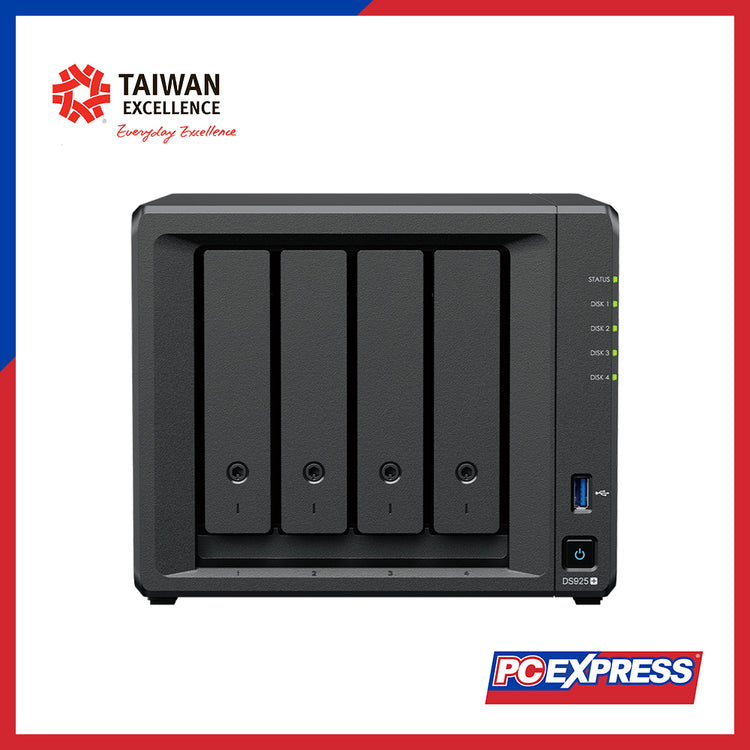SYNOLOGY DiskStation DS925+ 4-BAY Network Attached Storage – PC Express