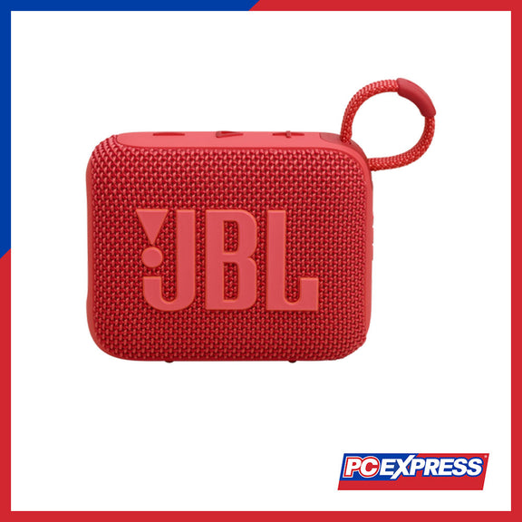 JBL GO 4 Ultra Portable Bluetooth Speaker (Red) – PC Express