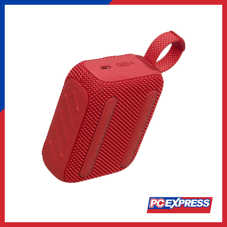 JBL GO 4 Ultra Portable Bluetooth Speaker (Red) – PC Express