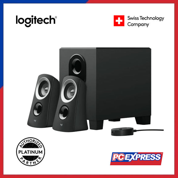 LOGITECH Z313 2.1 Speaker System with Subwoofer (Black) – PC Express