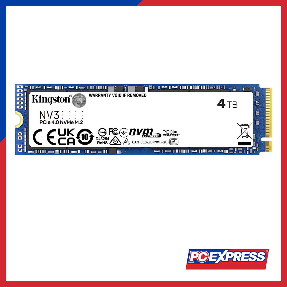 KINGSTON 4TB NV3 M.2 PCIe NVMe Solid State Drive – PC Express