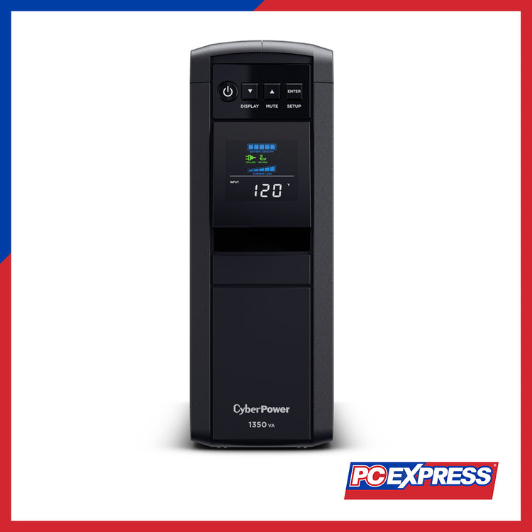 CYBERPOWER CP1350PFCLCD 1350VA/810W Uninterruptible Power Supply – PC ...