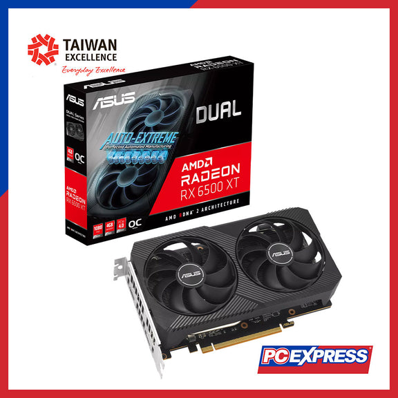 ASUS Dual Radeon™ RX 6500 XT V2 OC Edition 4GB GDDR6 64-bit Graphics C ...