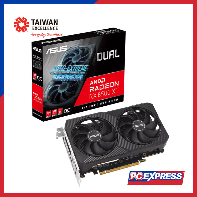 ASUS Dual Radeon™ RX 6500 XT V2 OC Edition 4GB GDDR6 64-bit Graphics C – PC Express