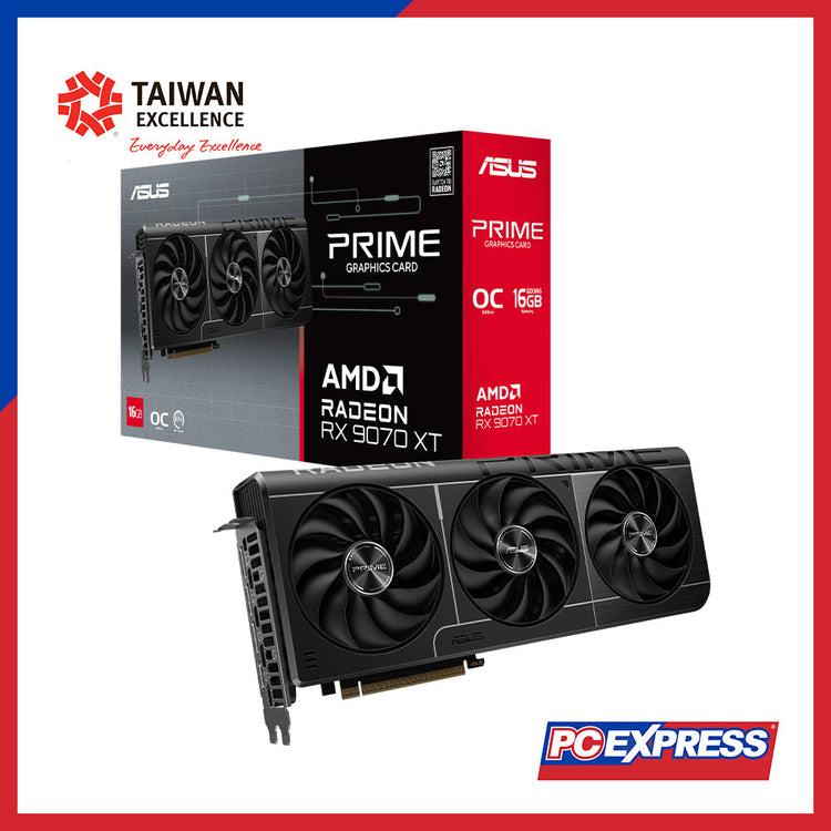 ASUS Prime Radeon™ RX 9070 XT OC Edition 16GB GDDR6 256-bit Graphics C ...