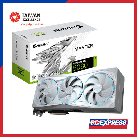 GIGABYTE AORUS GeForce RTX™ 5080 MASTER ICE 16GB GDDR7 256-bit Graphic ...
