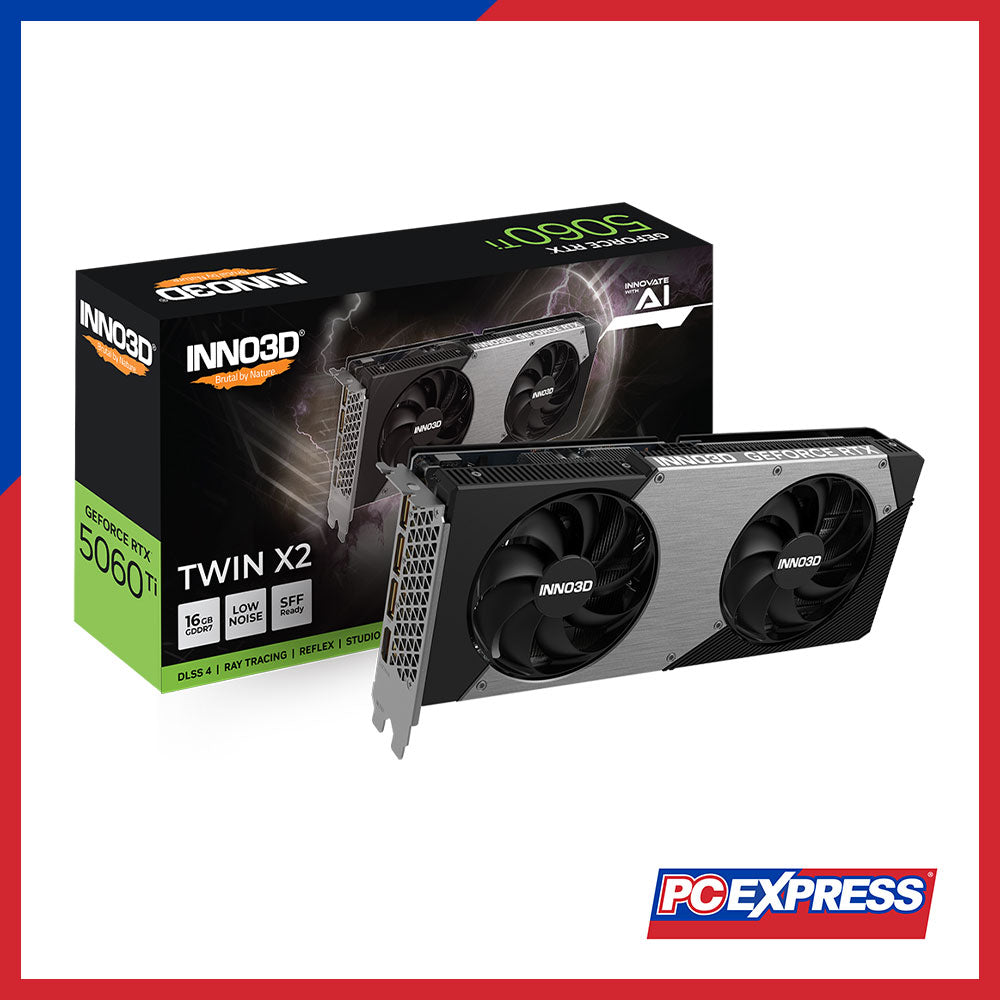 INNO3D GeForce RTX™ 5060 Ti TWIN X2 OC 16GB GDDR7 128-bit Graphics Car ...
