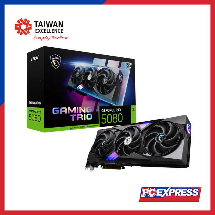 MSI GeForce RTX™ 5080 GAMING TRIO OC 16GB GDDR7 256-bit Graphics Card ...