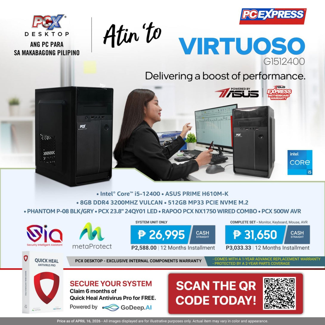 PCX LFH VIRTOUSO (GI512400) Intel® Core™ i5 Desktop - Powered By ASUS ...