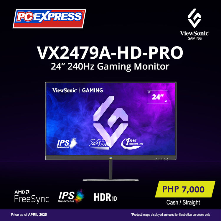 VIEWSONIC 24" VX2479A-HD-PRO 240Hz Gaming Monitor – PC Express