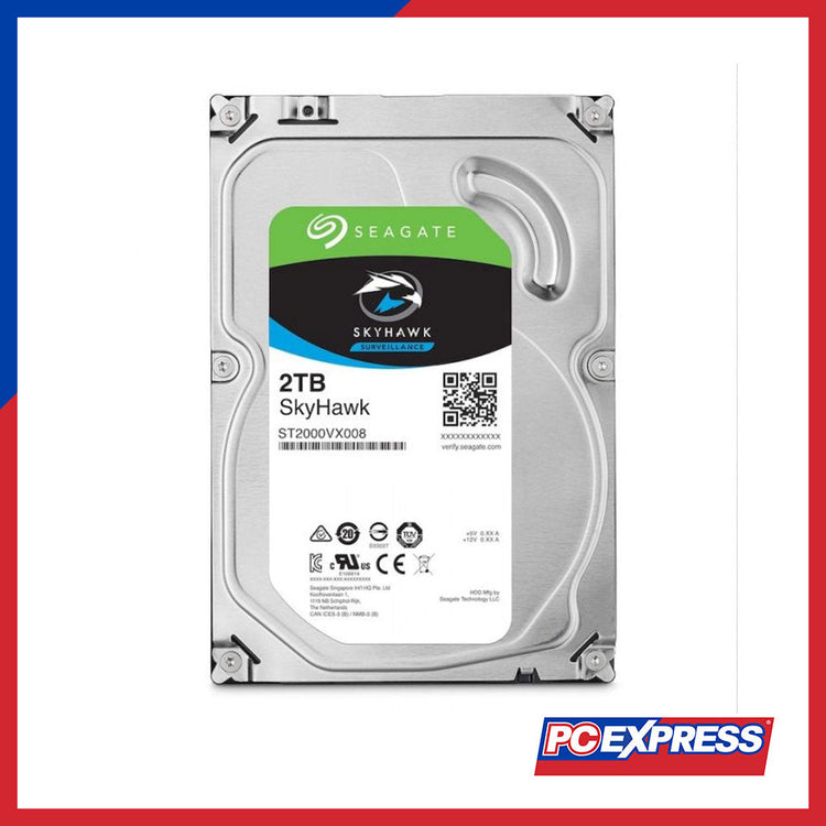 SEAGATE 2TB SATA SKYHAWK (ST2VX008/15) Surveillance Hard Drive – PC Express