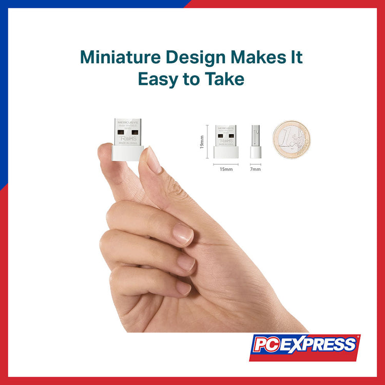 MERCUSYS MW150US N150 Wireless Nano USB Adapter – PC Express
