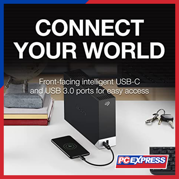 SEAGATE 10TB One Touch Desktop Hub USB3.0 (STLC10000400) – PC Express