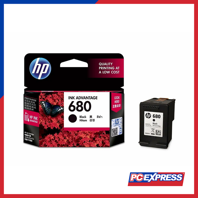 HP 680 Black Original Ink Advantage Cartridge – PC Express